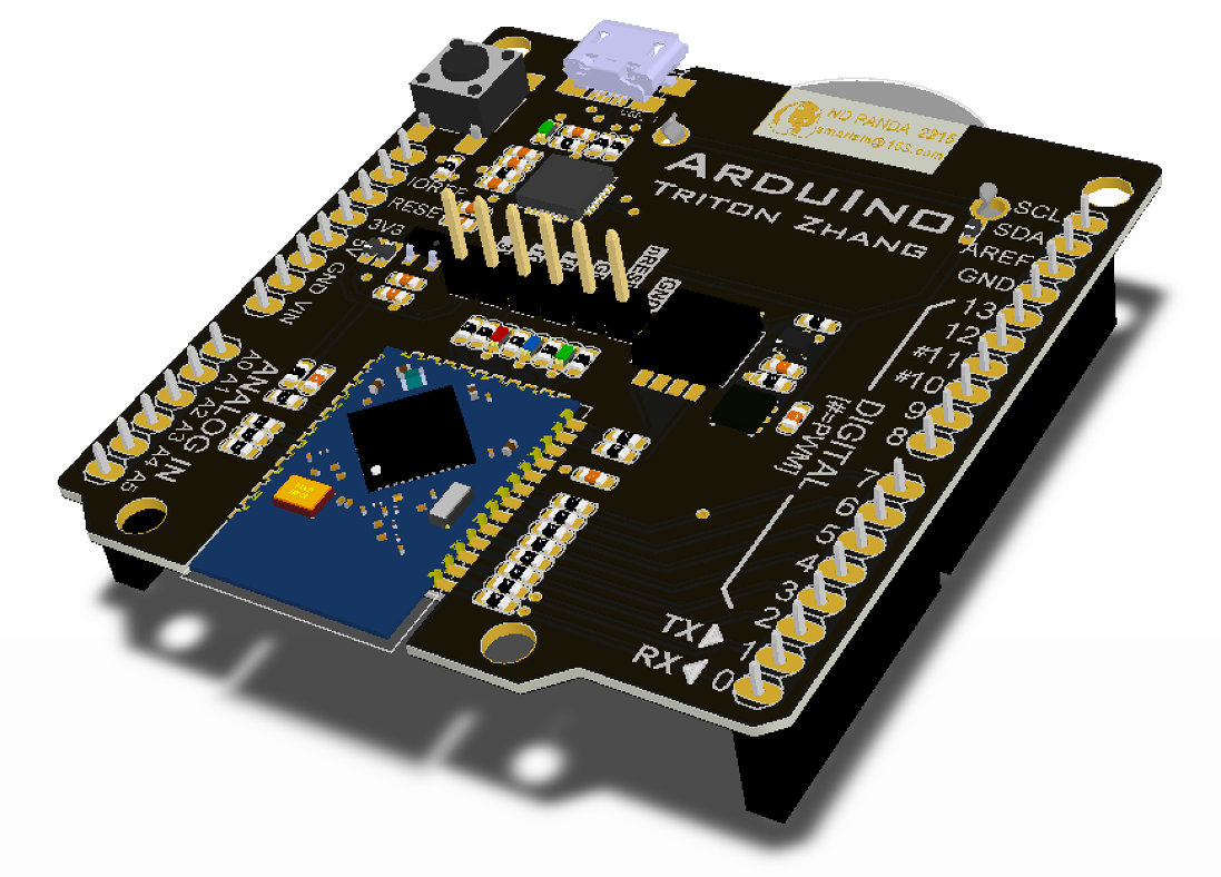 Arduino interaface Panda 2215 Plug-in Module | OpenHardware.io - Enables Open Source Hardware ...